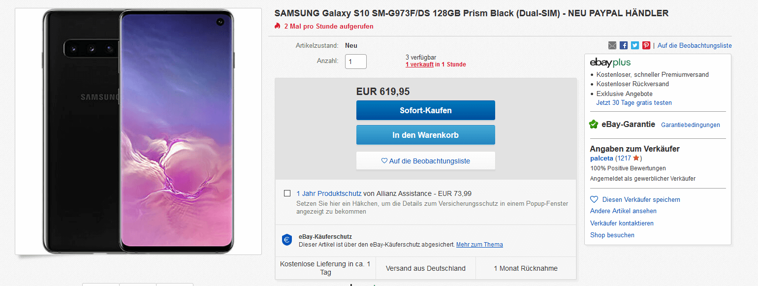 Screenshot_2019-06-13 SAMSUNG Galaxy S10 SM-G973F DS 128GB Prism Black ...